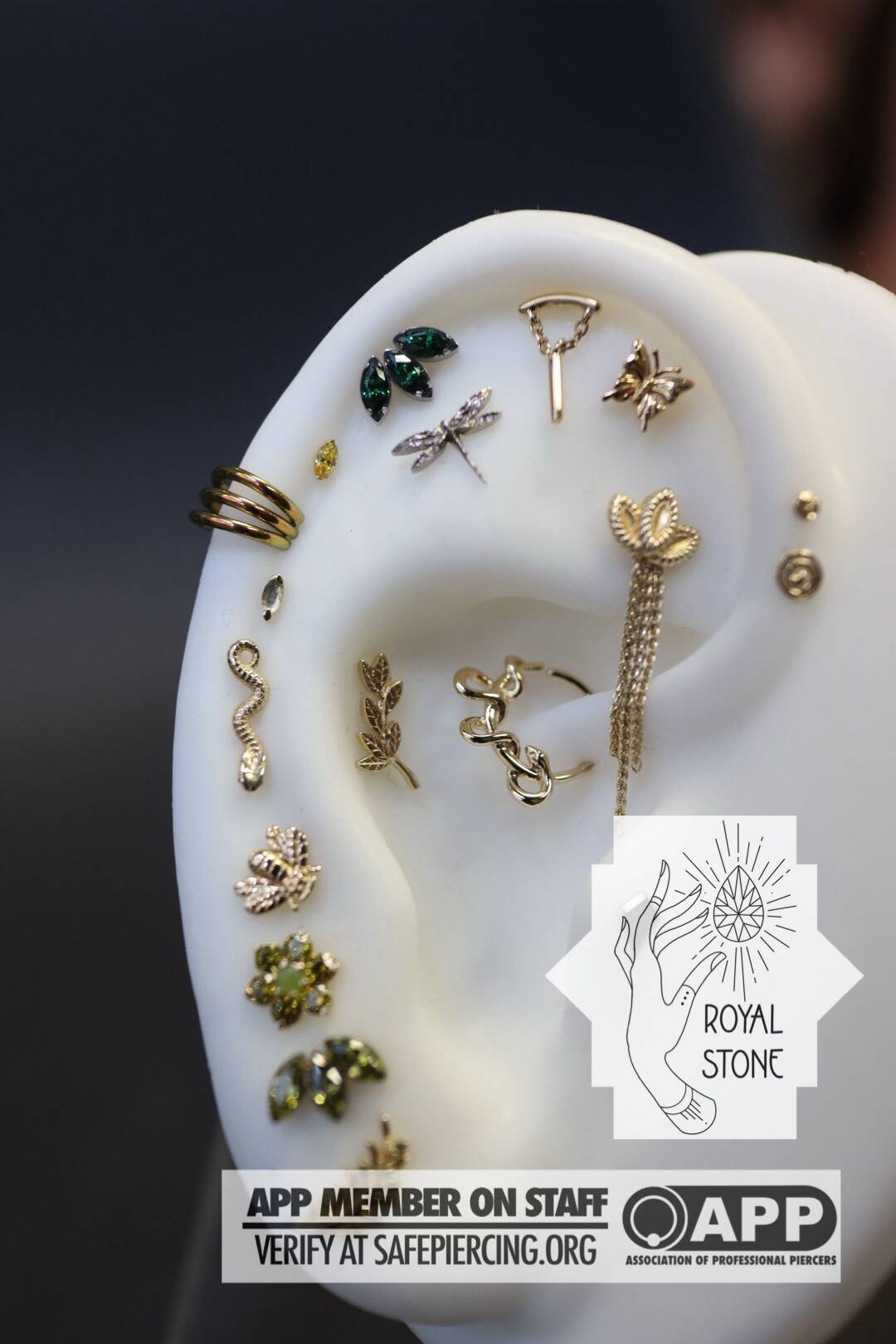 see our work on ig @ royalstonepiercing see full feed